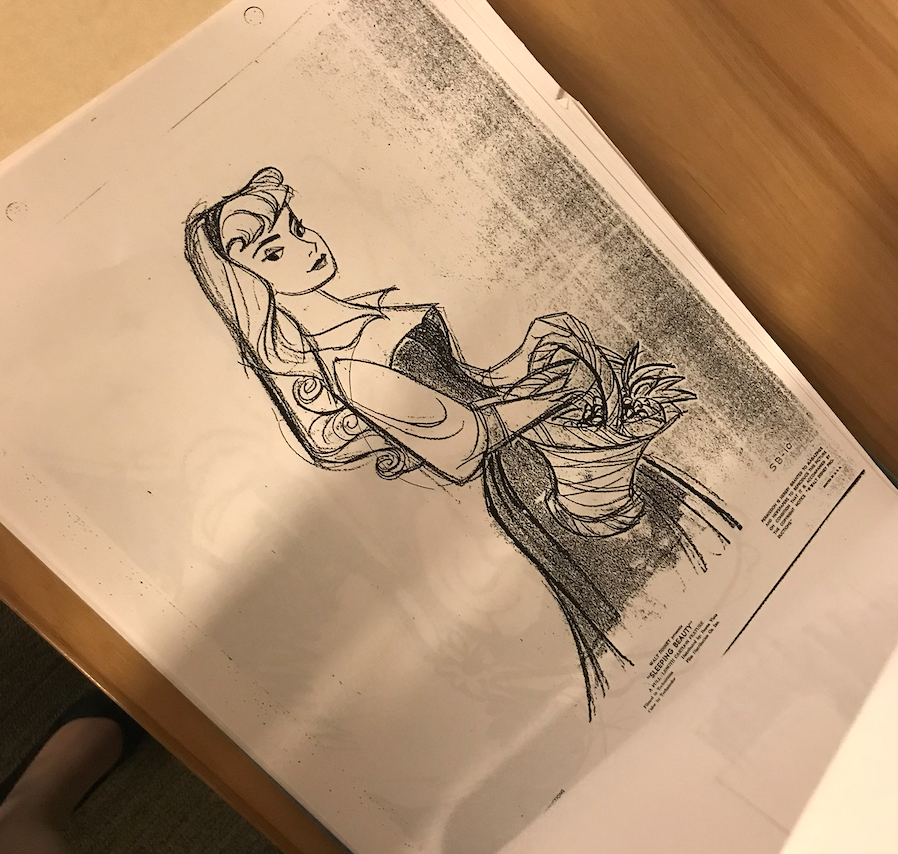 Sleeping Beauty Original Sketches