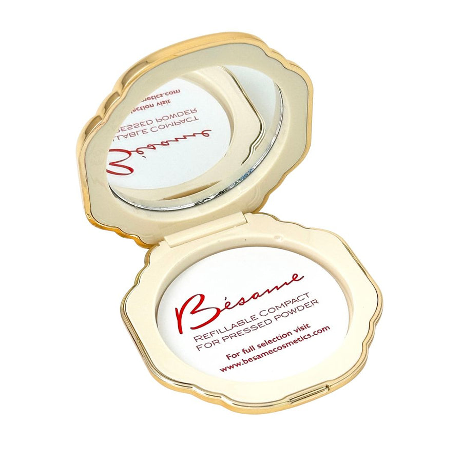 Moderne Powder Compact - Ultra Light Weight Refillable – Besame Cosmetics