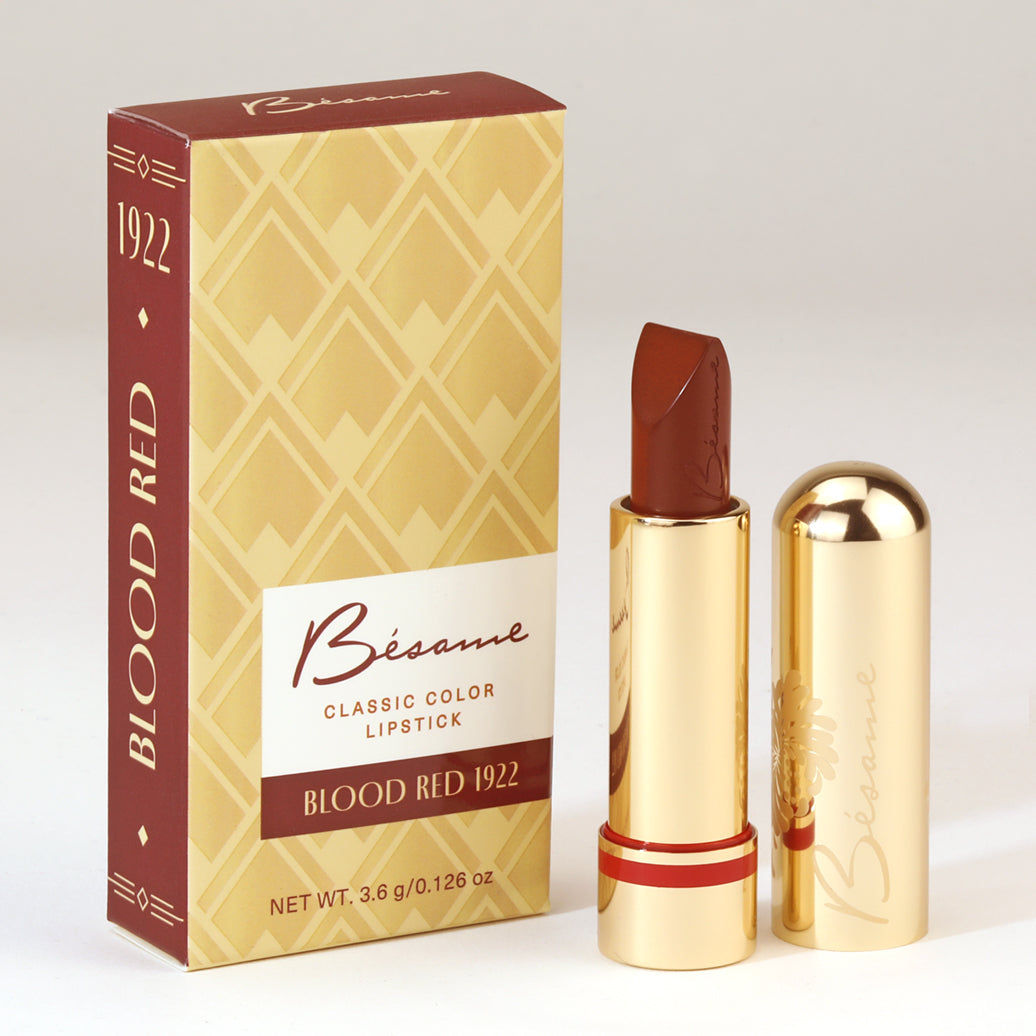 Blood Red Lipstick | Classic Elegance, Modern Beauty – Besame Cosmetics