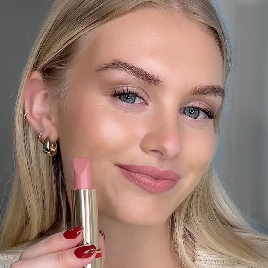 Charlie's Rose Lipstick + Glossy Balm Set - 1976 – Besame Cosmetics