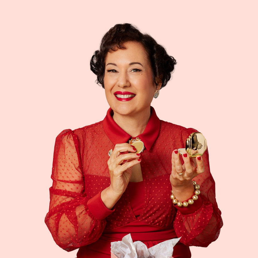 Moderne Pressed Powder Compact | Compact Only – Besame Cosmetics