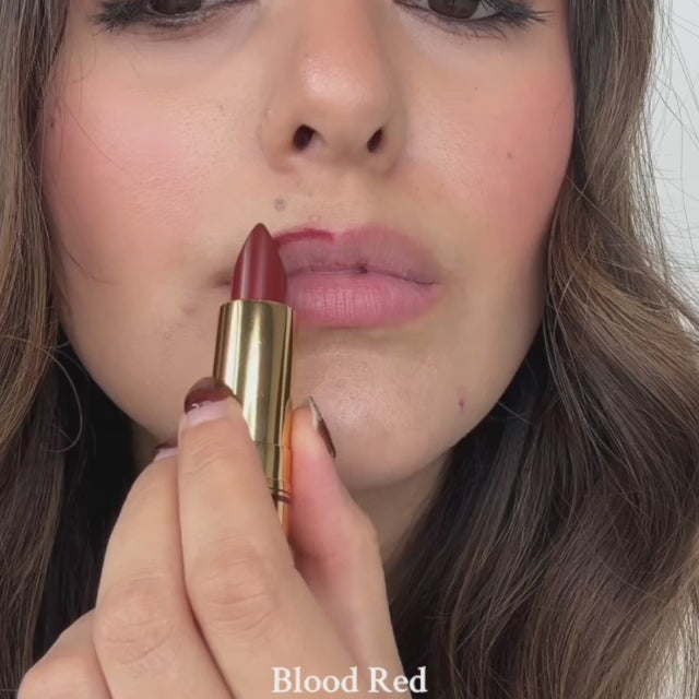 Blood Red Lipstick | Classic Elegance, Modern Beauty – Besame Cosmetics