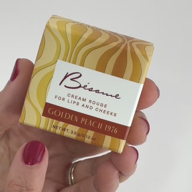 Golden Peach Cream Rouge | Classic Elegance, Modern Beauty – Besame ...