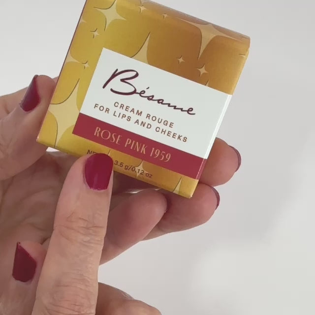 Rose Pink Cream Rouge | Classic Elegance, Modern Beauty – Besame Cosmetics